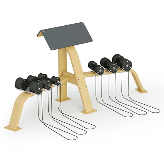 Explode Outdoor-Fitnessgerät "Scottbank inkl. Hanteln" kaufen - Sport ...