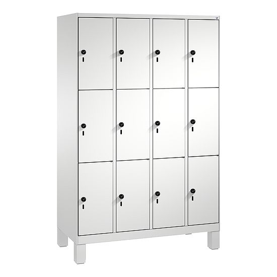 "S 3000 Evolo" Lockers with Base Legs (3 Lockers Positioned Vertically ...